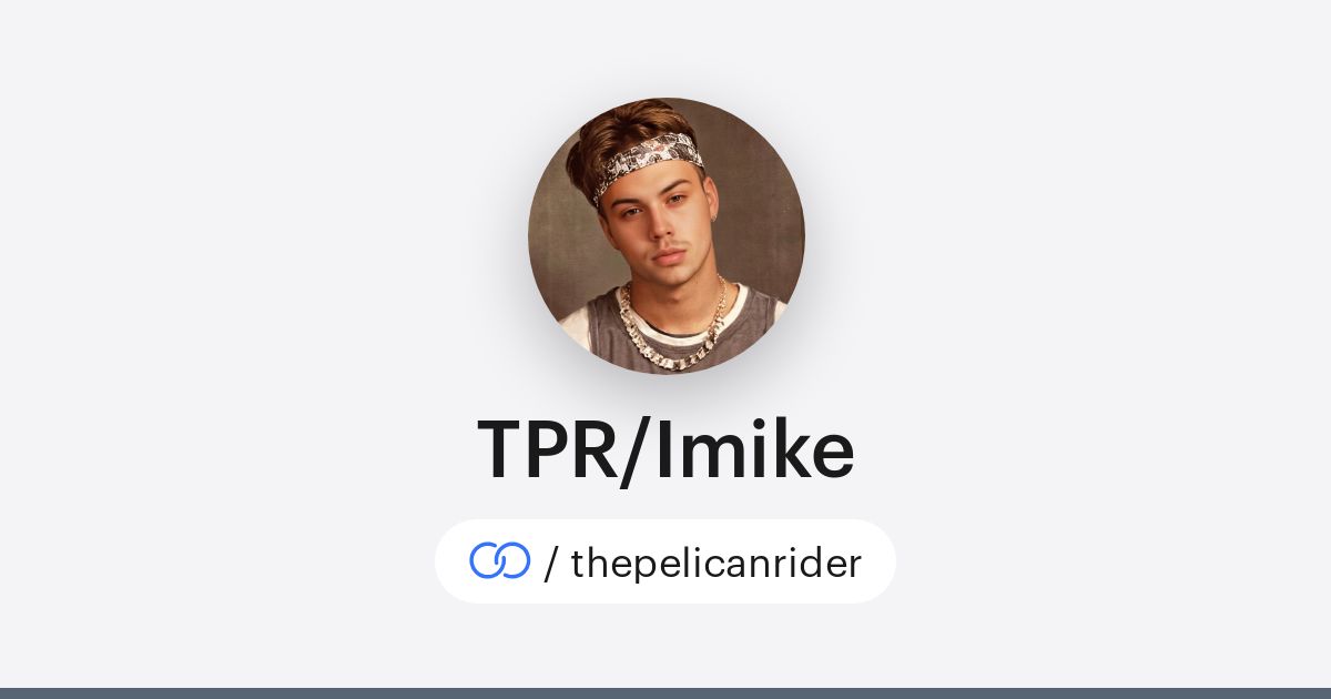 TPR/Imike (/thepelicanrider) · solo.to