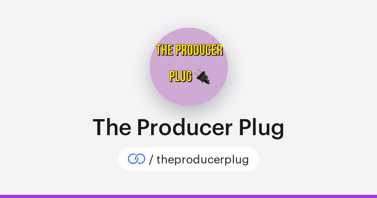 The Producer Plug (/theproducerplug) · solo.to
