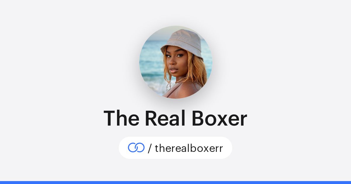 The Real Boxer (/therealboxerr) · solo.to