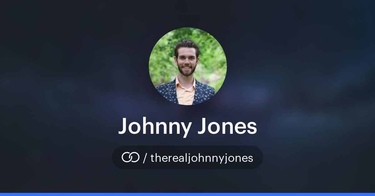 Johnny Jones (/therealjohnnyjones) · solo.to