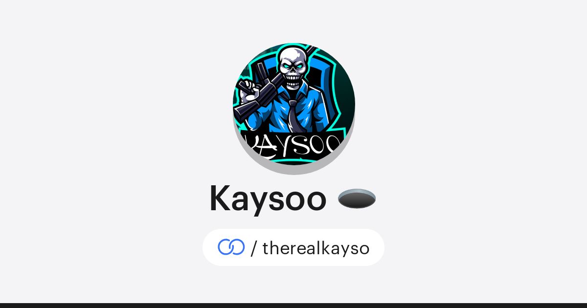 Kaysoo 🕳️ (/therealkayso) · solo.to