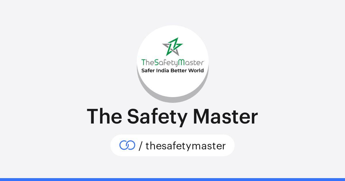 The Safety Master (/thesafetymaster) · solo.to