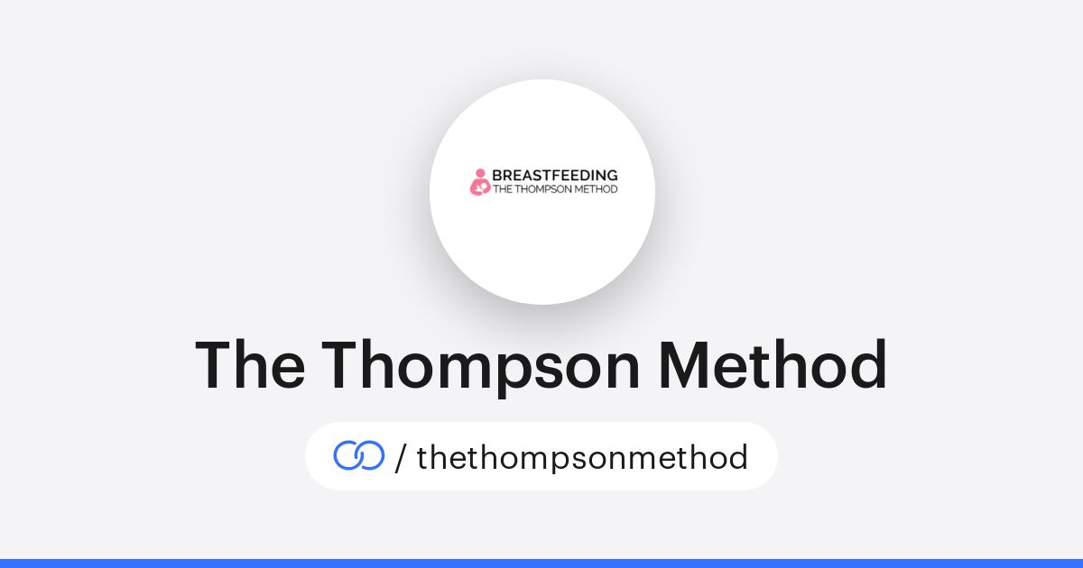The Thompson Method (/thethompsonmethod) · solo.to