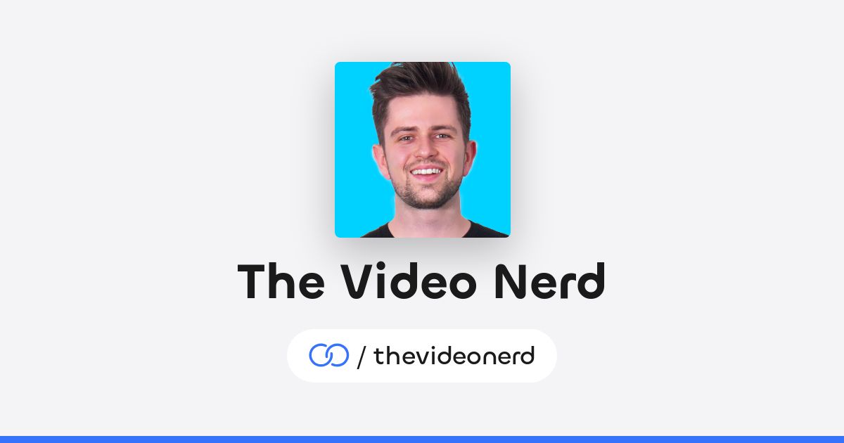 The Video Nerd (/thevideonerd) · solo.to