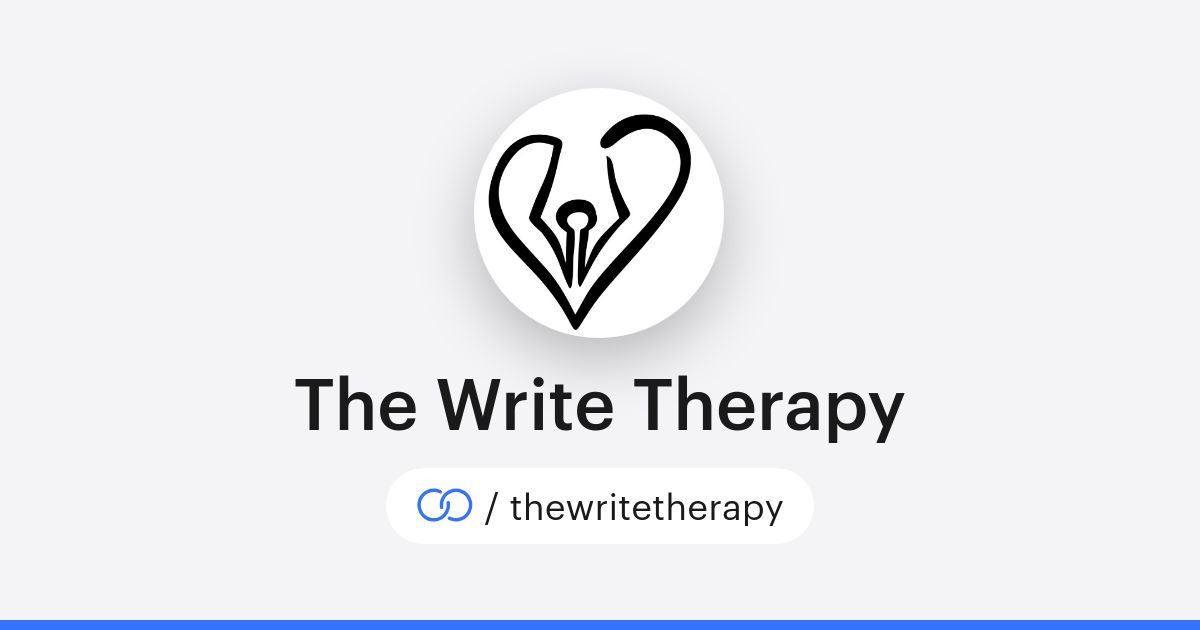 The Write Therapy (/thewritetherapy) · solo.to