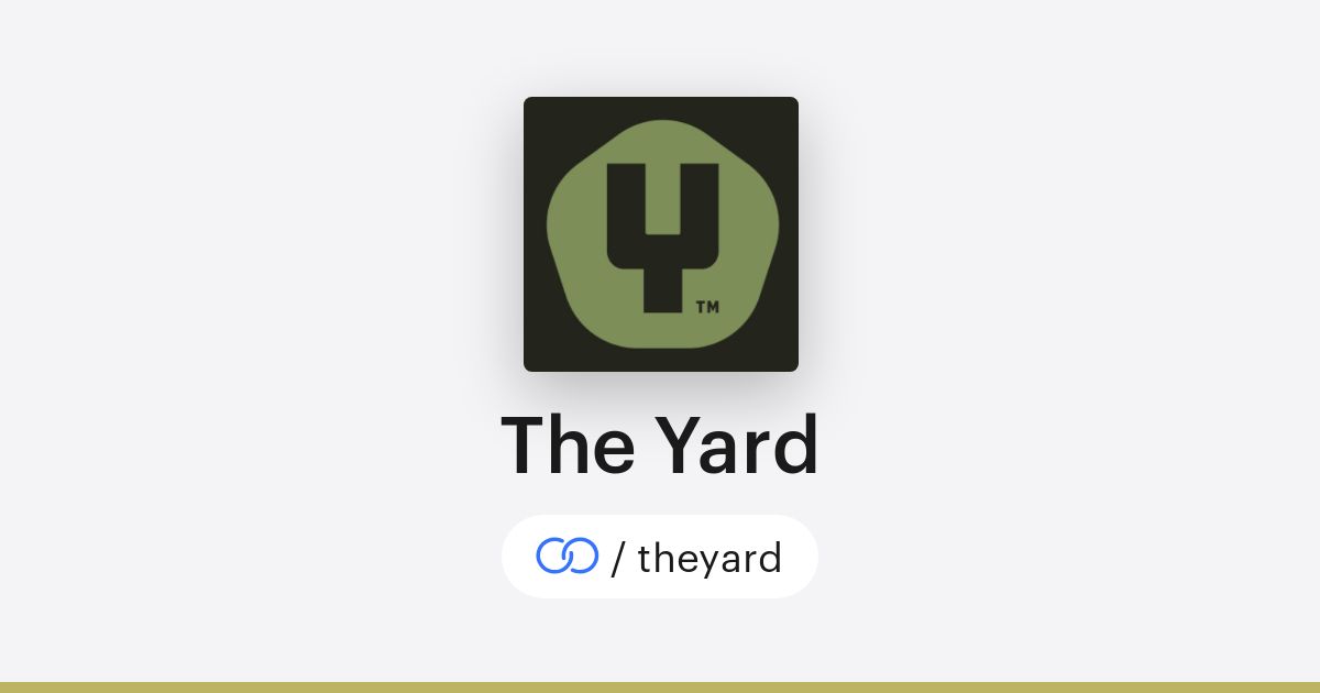 The Yard (/theyard) · solo.to