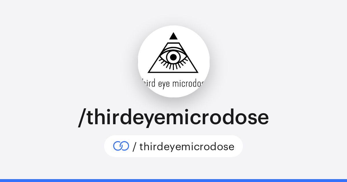 /thirdeyemicrodose · solo.to