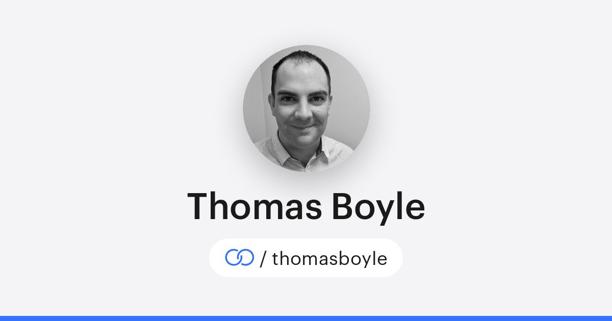 Thomas Boyle (/thomasboyle) · solo.to