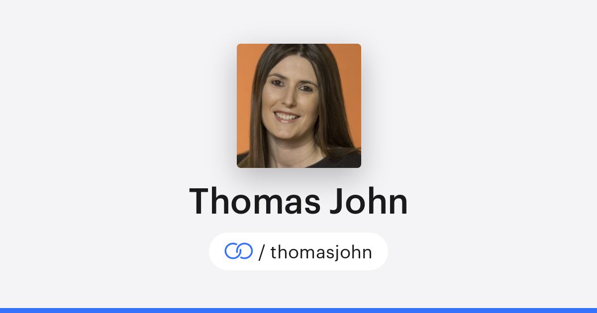 Thomas John (/thomasjohn) · solo.to
