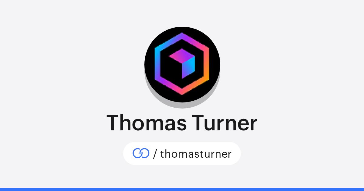 Thomas Turner (/thomasturner) · solo.to