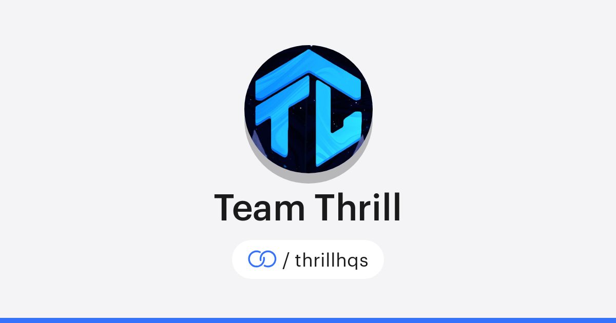 Team Thrill (/thrillhqs) · solo.to