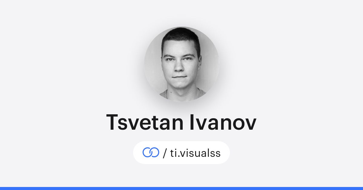 Tsvetan Ivanov (/ti.visualss) · solo.to