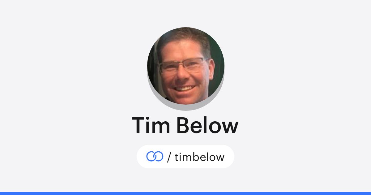 Tim Below (/timbelow) · solo.to