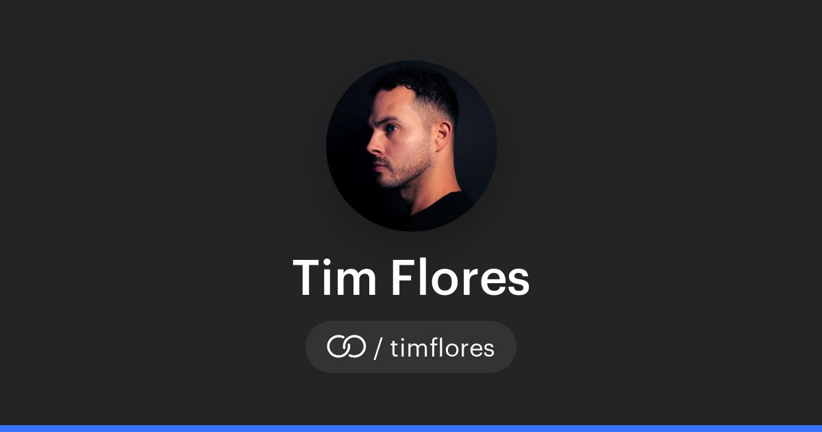 Tim Flores (/timflores) · solo.to
