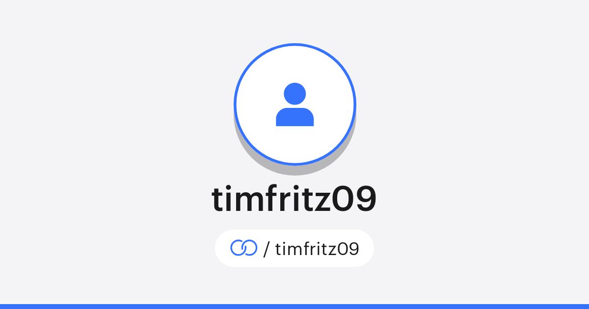 timfritz09 · solo.to