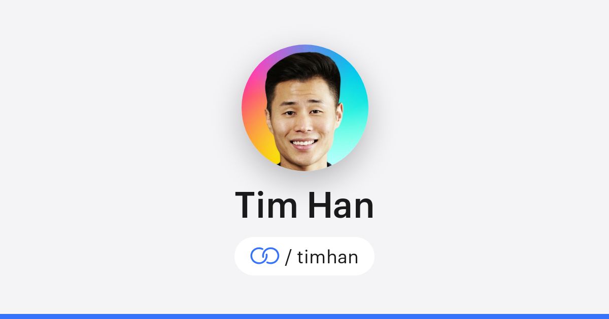 Tim Han (/timhan) · solo.to