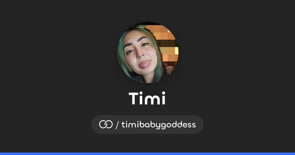 Timi (/timibabygoddess) · solo.to