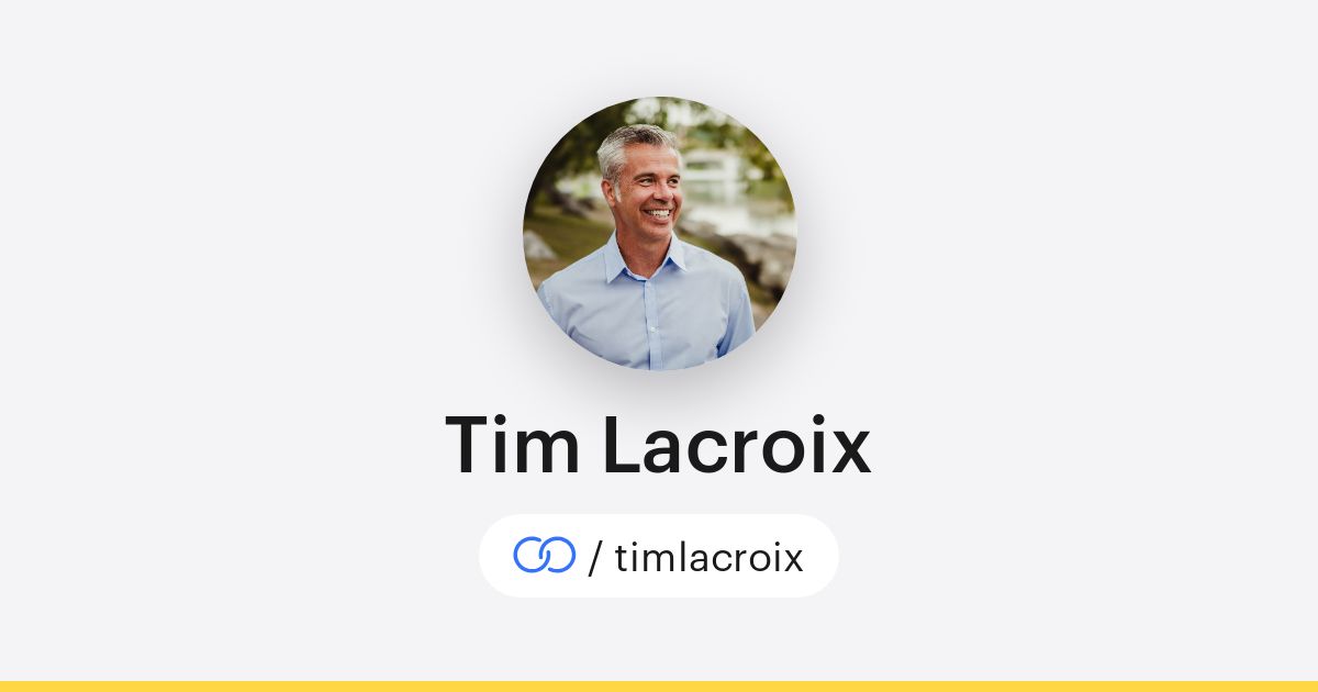 Tim Lacroix (/timlacroix) · solo.to