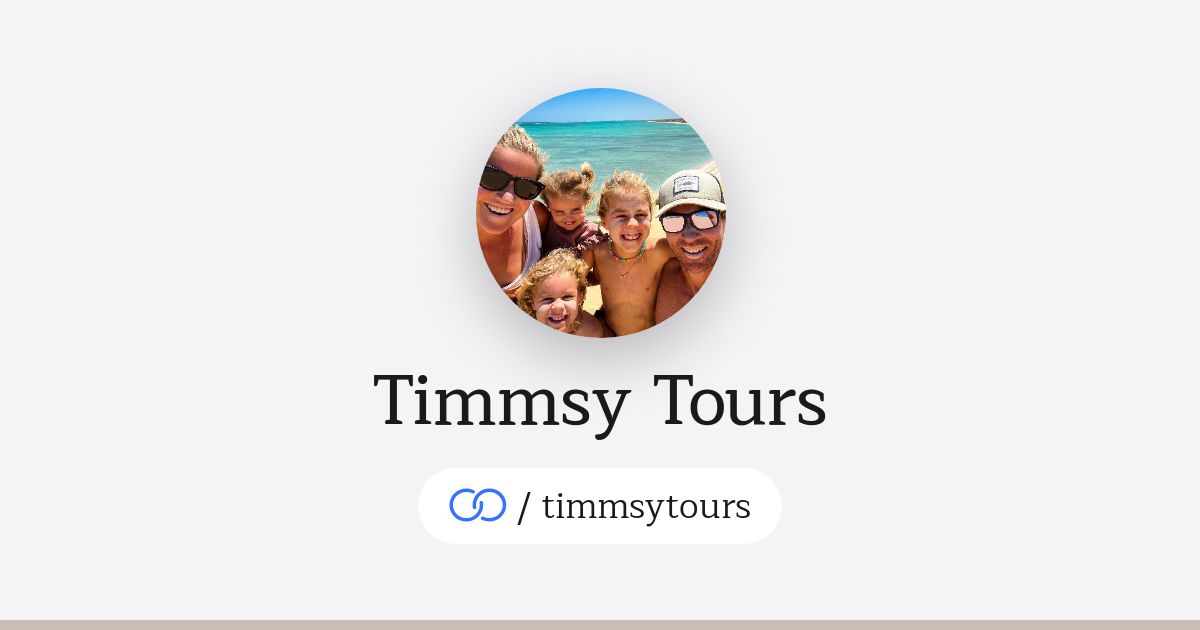 Timmsy Tours (/timmsytours) · solo.to