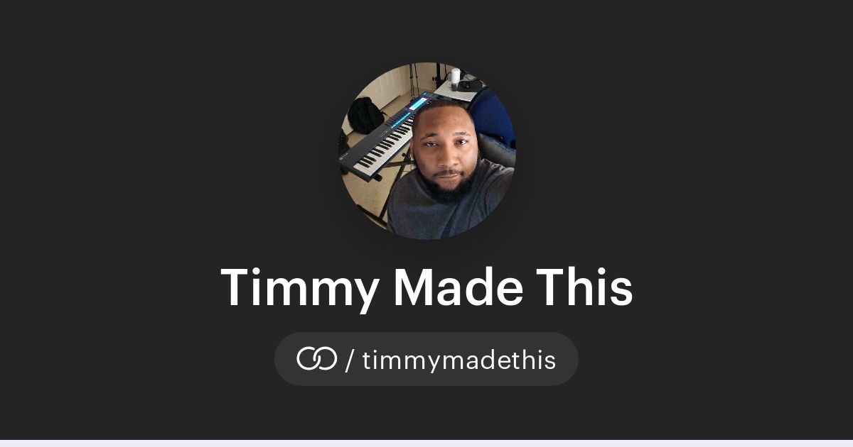 Timmy Made This (/timmymadethis) · solo.to
