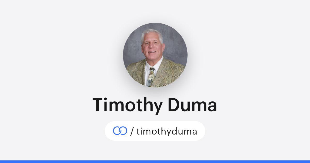Timothy Duma (/timothyduma) · solo.to