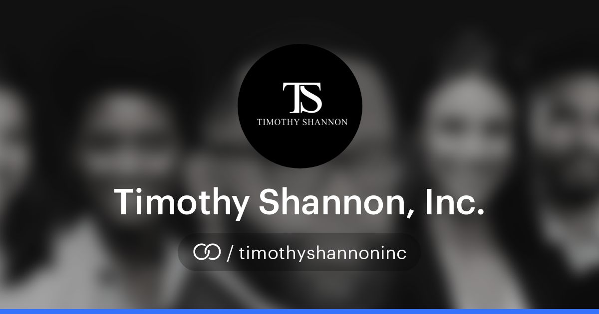 Timothy Shannon, Inc. (/timothyshannoninc)