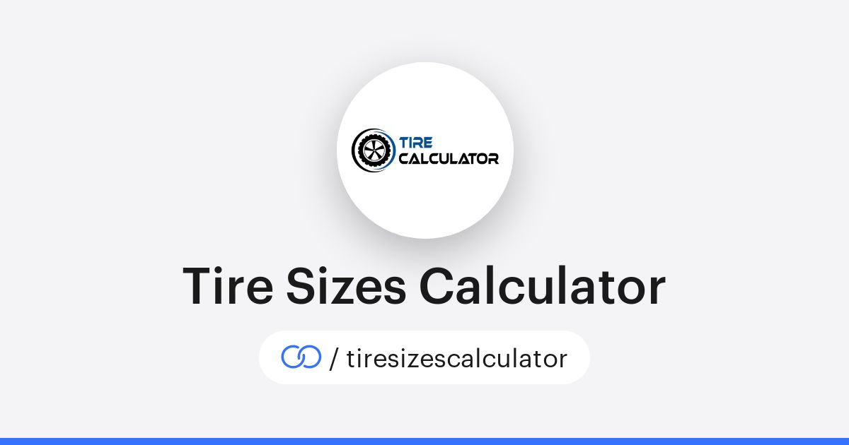Tire Sizes Calculator (/tiresizescalculator) · solo.to