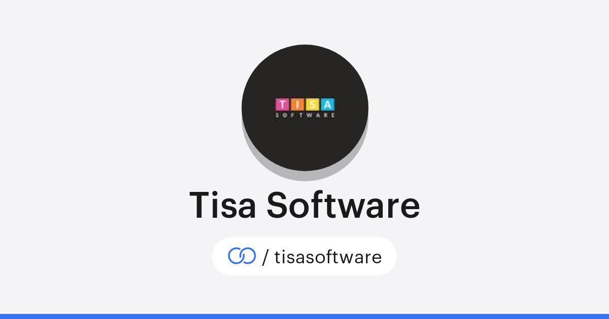 Tisa Software (/tisasoftware) · solo.to