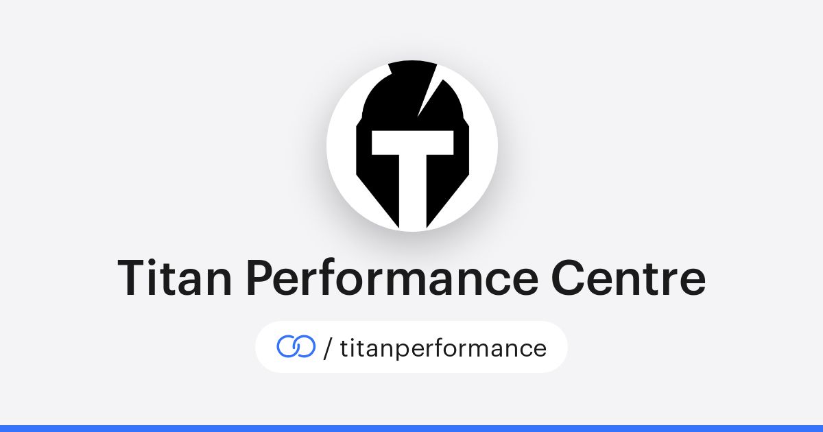 Titan Performance Centre (/titanperformance) · solo.to