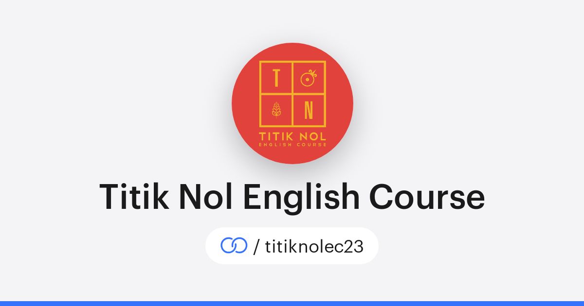 Titik Nol English Course (/titiknolec23) · solo.to