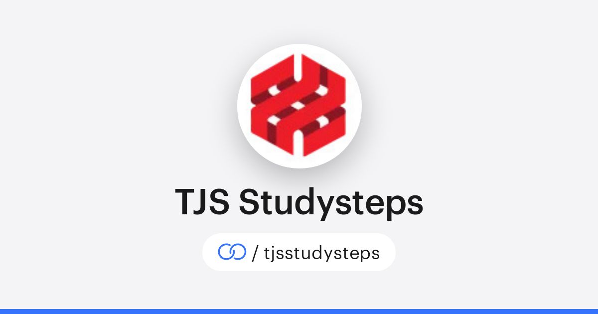 TJS Studysteps (/tjsstudysteps) · solo.to