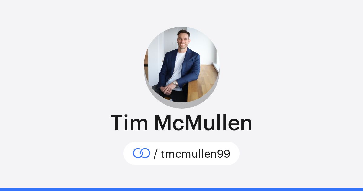 Tim McMullen (/tmcmullen99) · solo.to