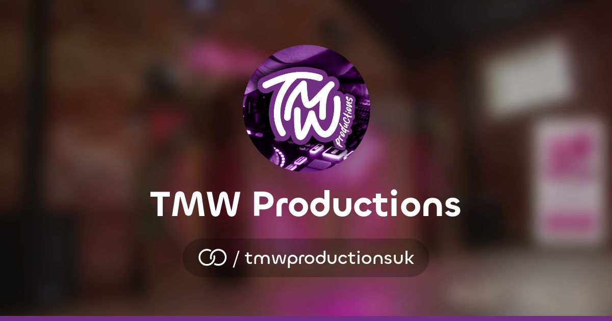 TMW Productions (/tmwproductionsuk) · solo.to