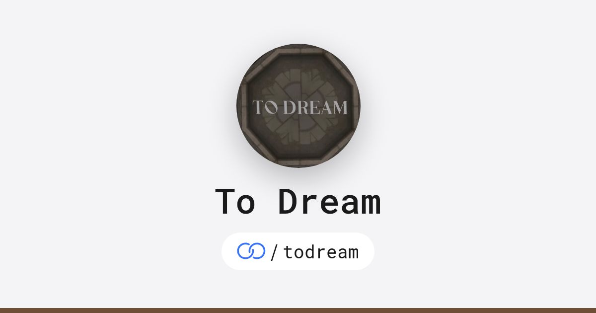To Dream (/todream) · solo.to