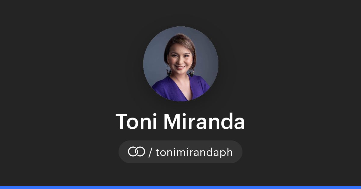 Toni Miranda (/tonimirandaph) · solo.to