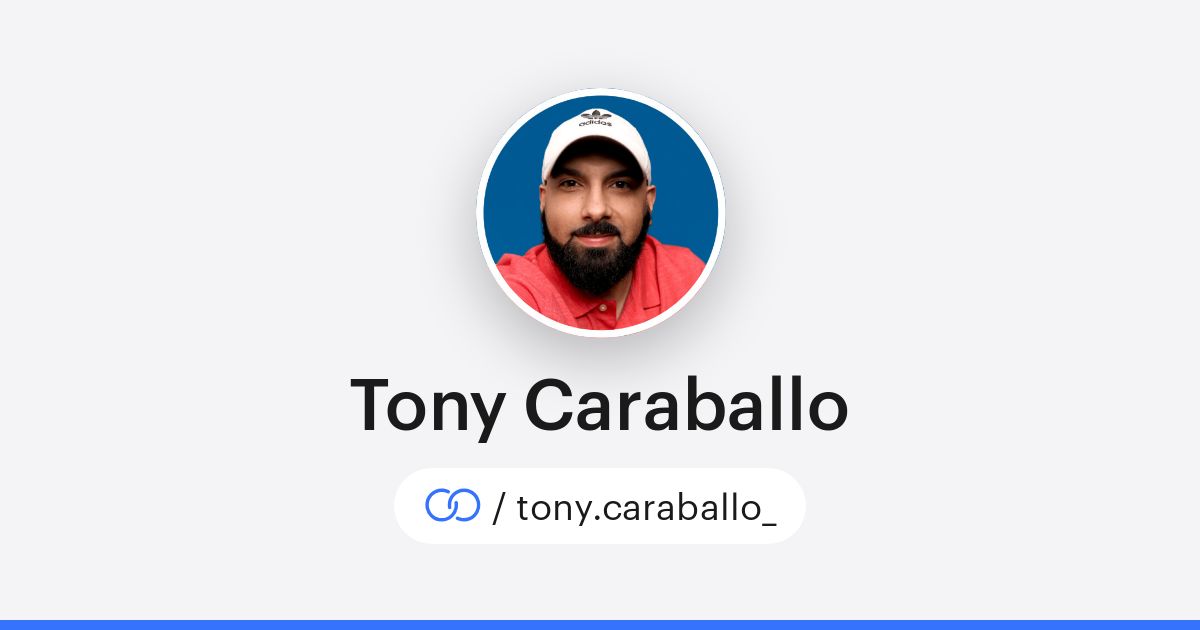 Tony Caraballo (/tony.caraballo_) · solo.to