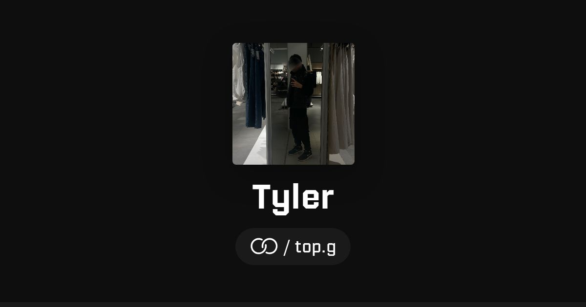 Tyler (/top.g) · solo.to