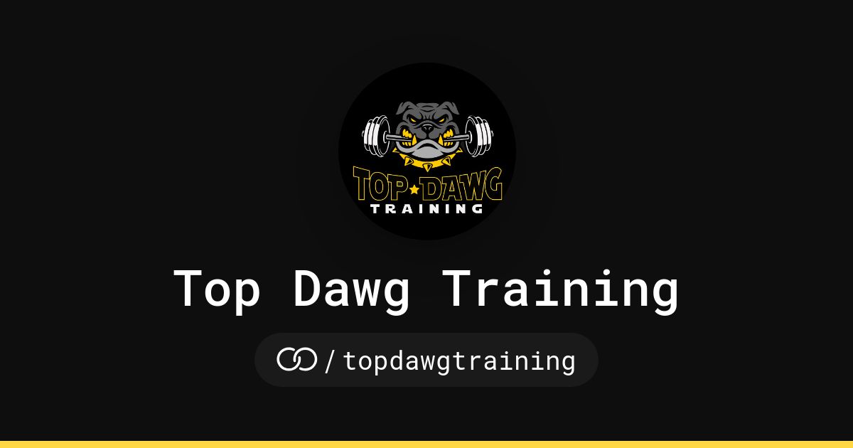 Top Dawg Training (/topdawgtraining) · solo.to