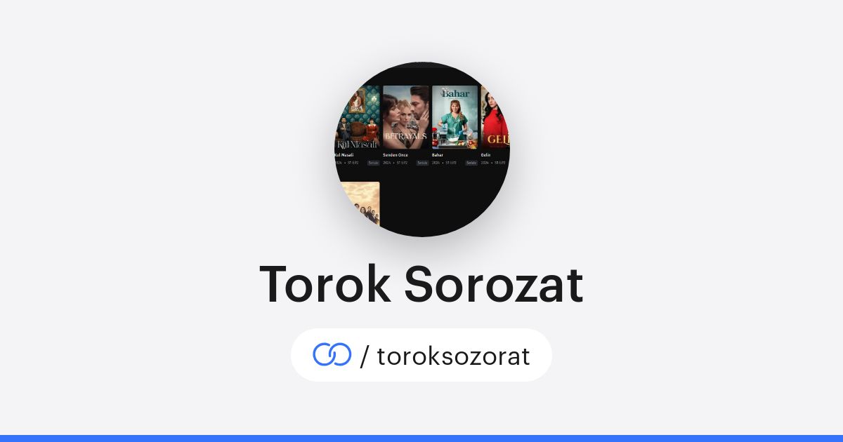 Torok Sorozat (/toroksozorat) · solo.to