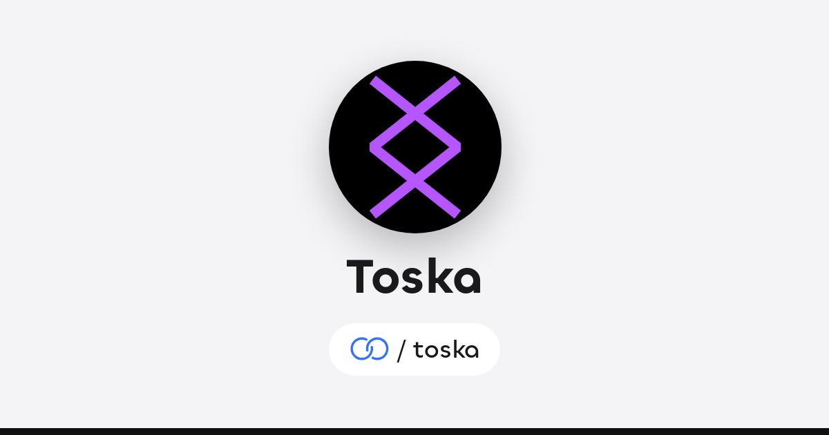 Toska · solo.to