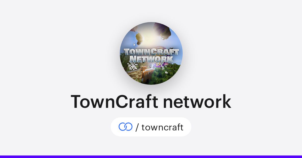 TownCraft network (/towncraft) · solo.to