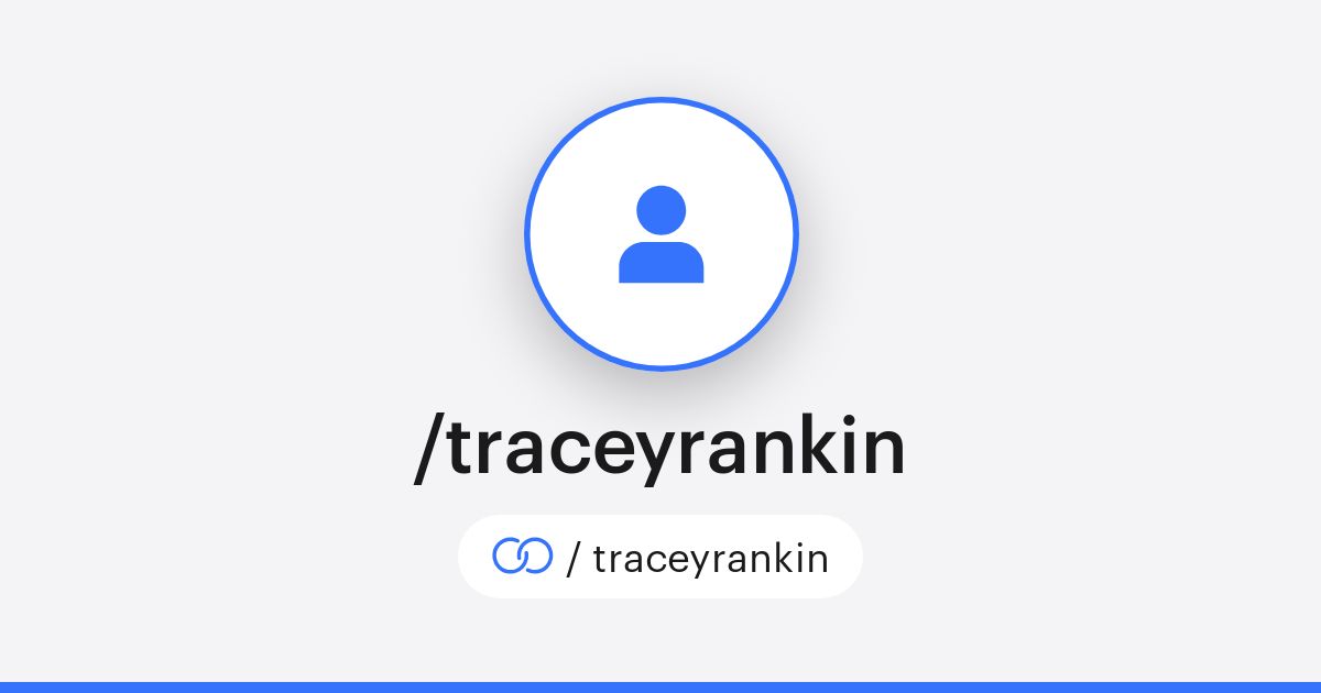 /traceyrankin · solo.to