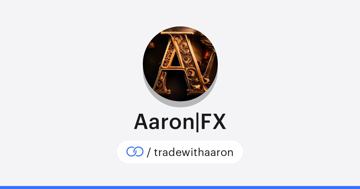 Aaron|FX (/tradewithaaron) · solo.to