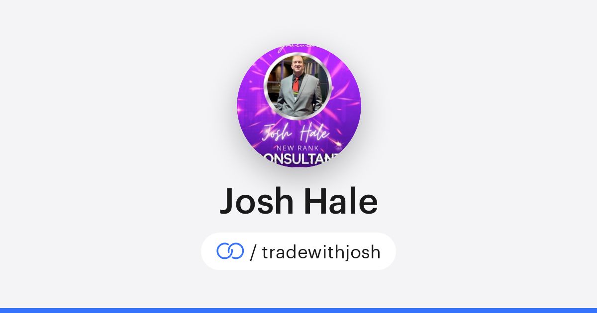 Josh Hale (/tradewithjosh) · solo.to