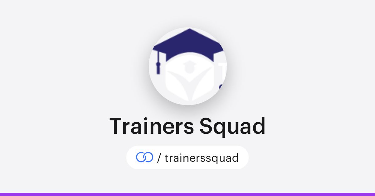 Trainers Squad (/trainerssquad) · solo.to