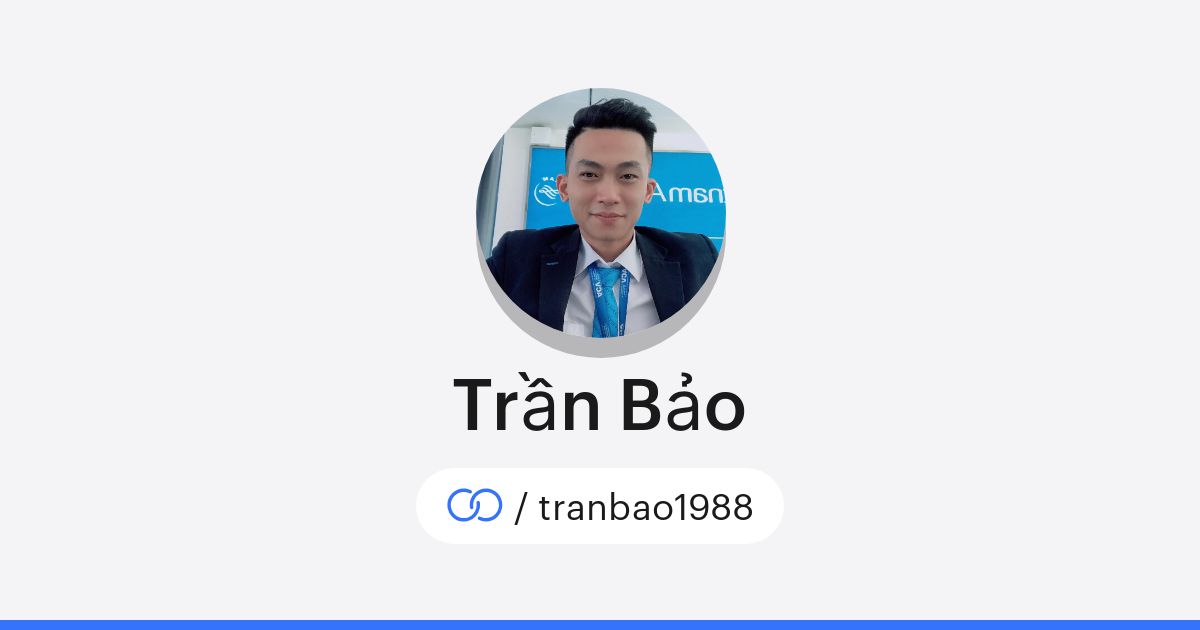Trần Bảo (/tranbao1988) · solo.to