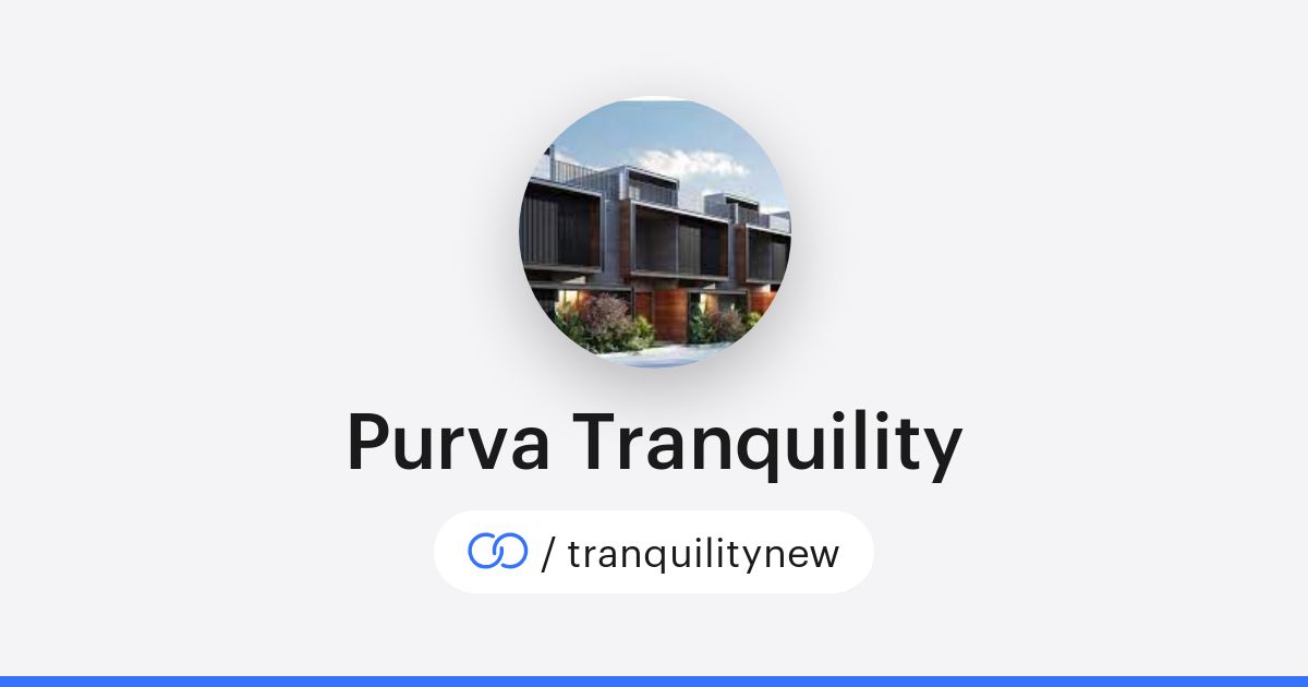 Purva Tranquility (/tranquilitynew) · solo.to