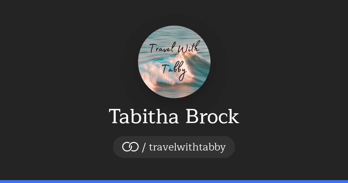 Tabitha Brock (/travelwithtabby) · solo.to