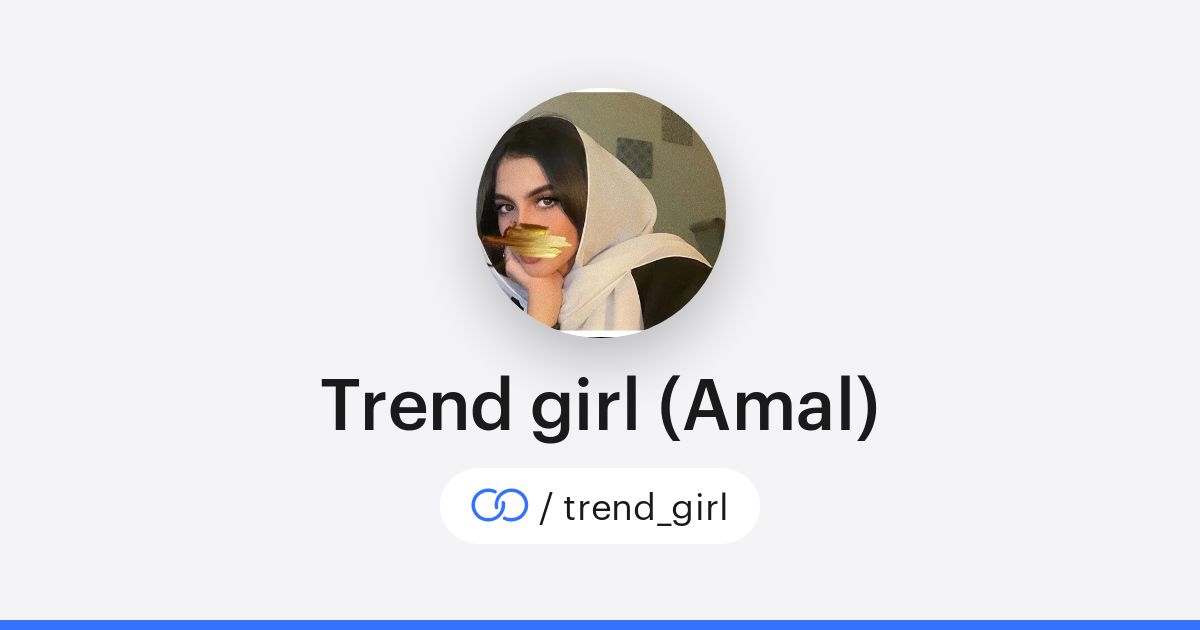 Trend girl (Amal) (/trend_girl) · solo.to