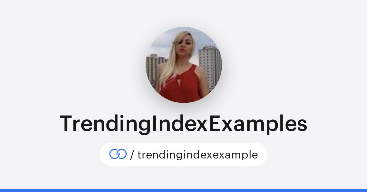 TrendingIndexExamples (/trendingindexexample) · solo.to